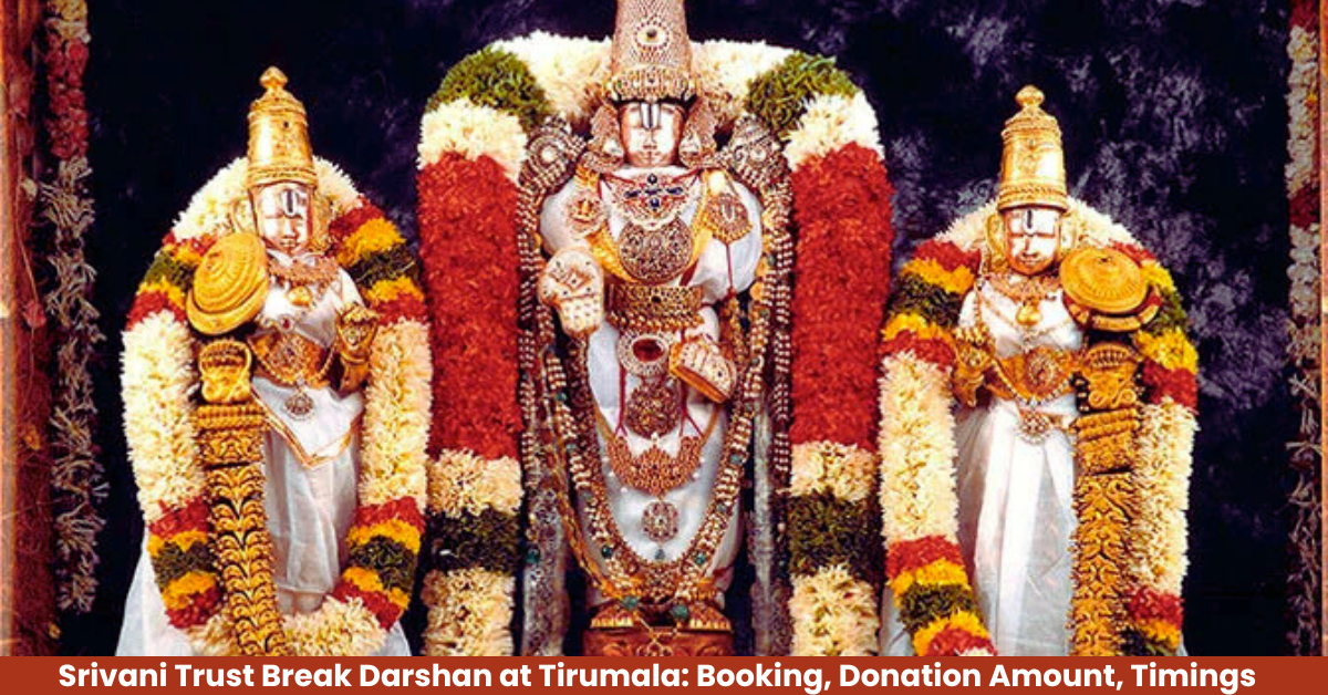 Srivani Trust Break Darshan at Tirumala: Booking, Donation Amount ...
