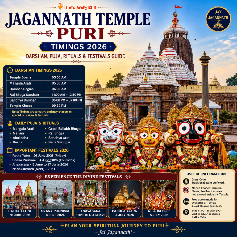 Jagannath Temple Puri Timings 2026 – Darshan, Puja, Rituals & Festivals ...